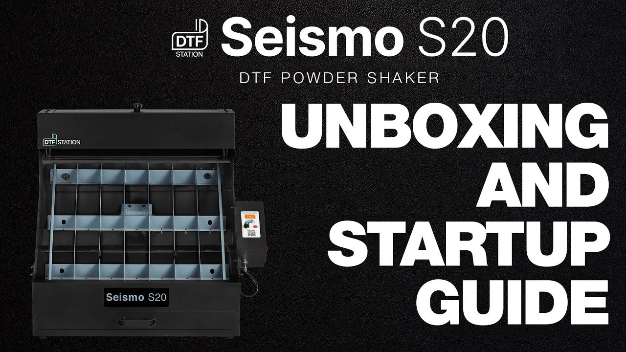 DTF Station Seismo S20 Powder Station - Unboxing and Complete Startup