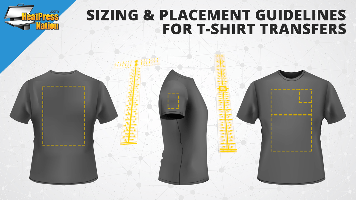 Sizing and Placement Guidelines for T-Shirt Transfers – HeatPressNation