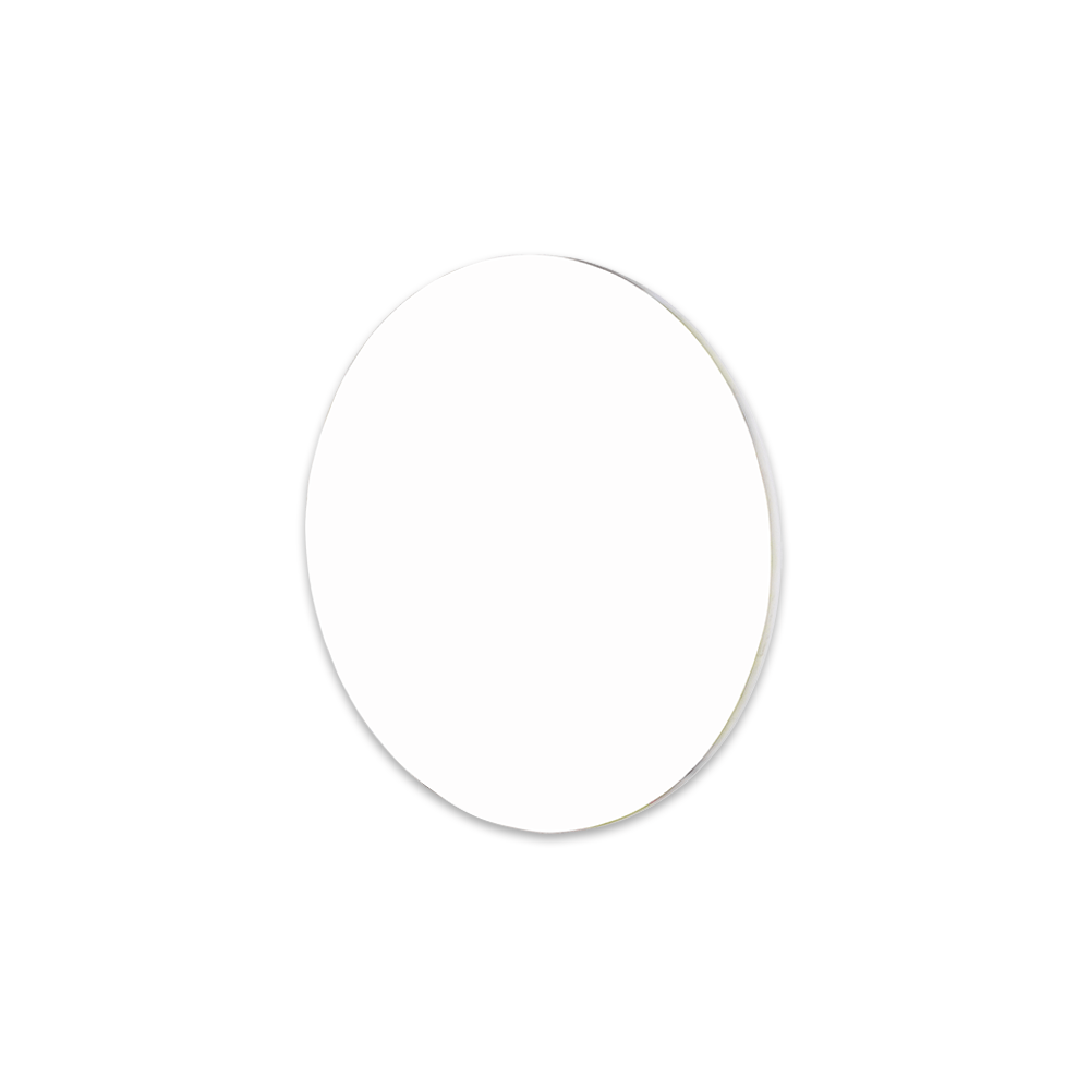 Unisub 2.5" Round Sublimation FRP Magnet - w/ 1" Magnet - Gloss White ...