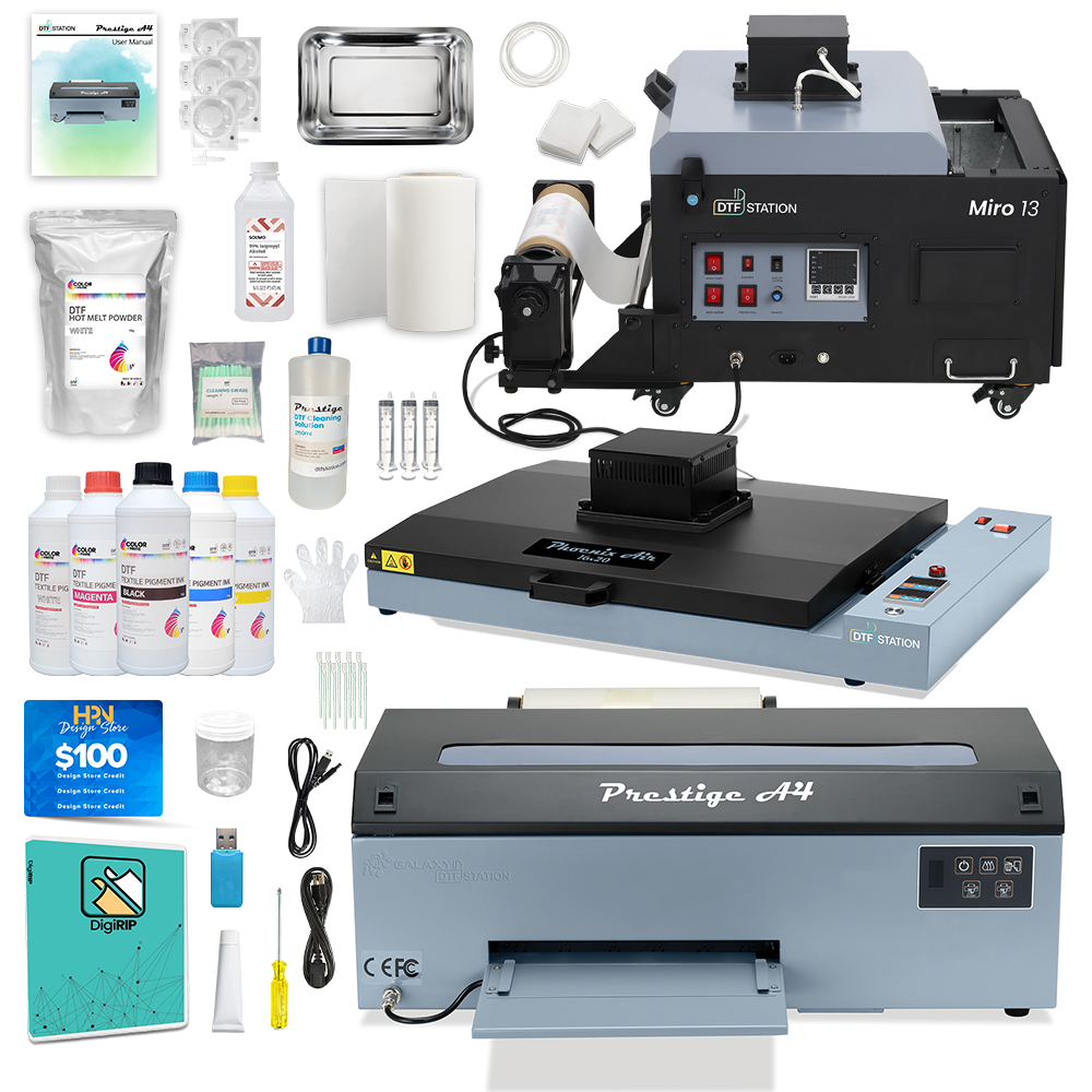 DTF Station Prestige A4 DTF Printer Shaker and Oven Bundle