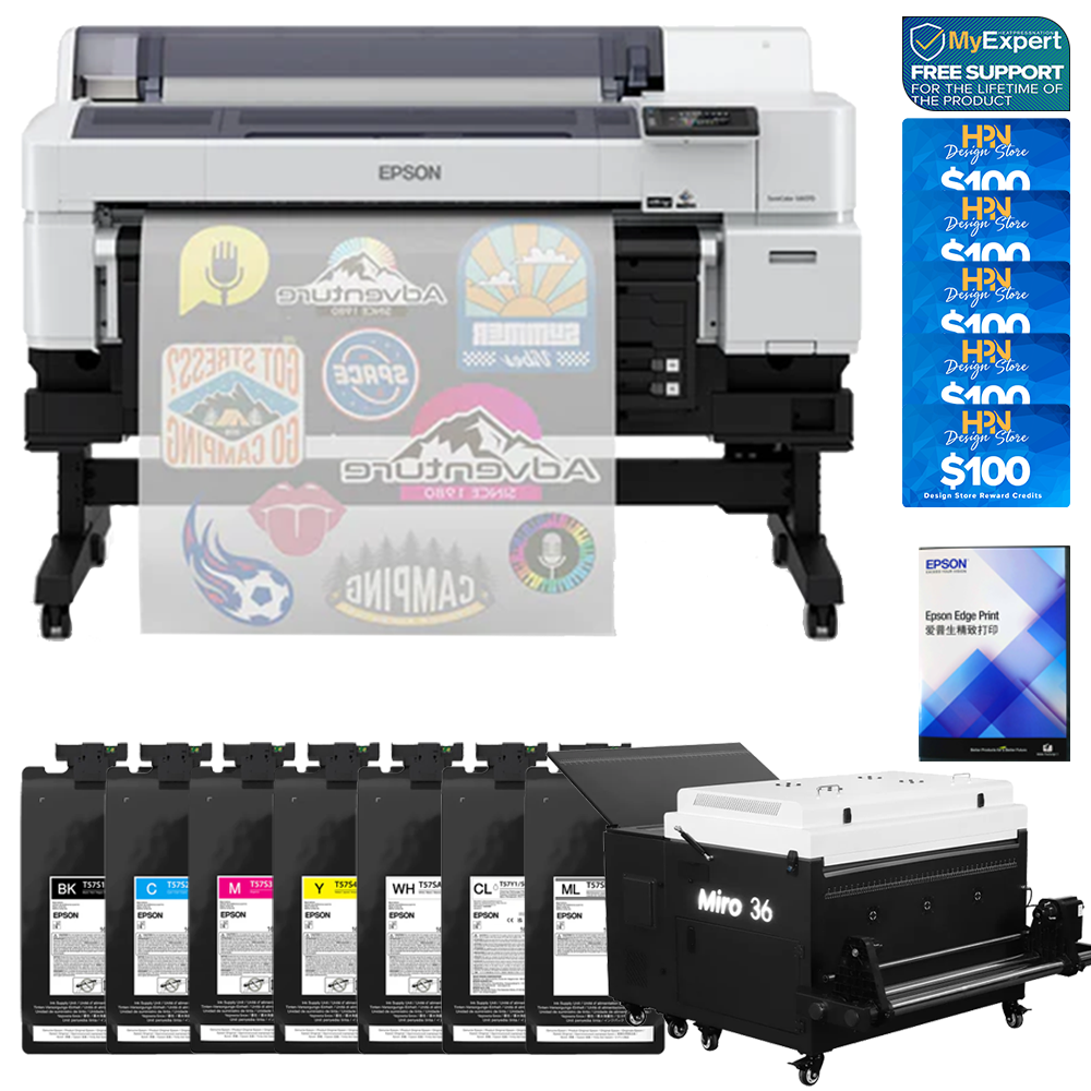 Epson SureColor G6070 35" DTF Printer Shaker with Ink Bundle ...