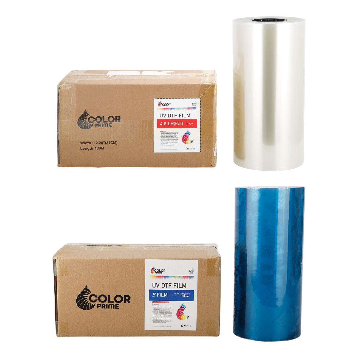 DTF Station Color Prime 11.81" UV DTF Film Rolls for Aries 113 ...