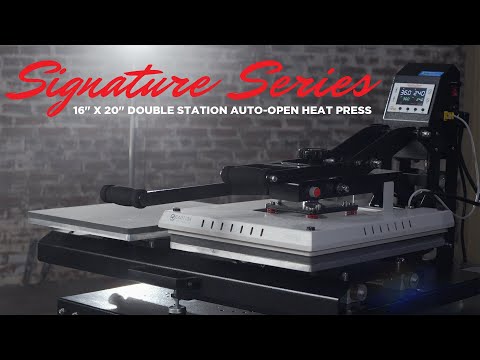 HPN Signature Series 16 x 20 Double Station Auto-Open Heat Press ...