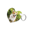 Unisub 2.5" x 2.25" Heart Sublimation FRP Keychain