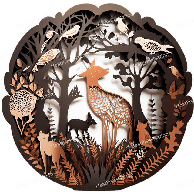 Forest Cutout Design – HeatPressNation