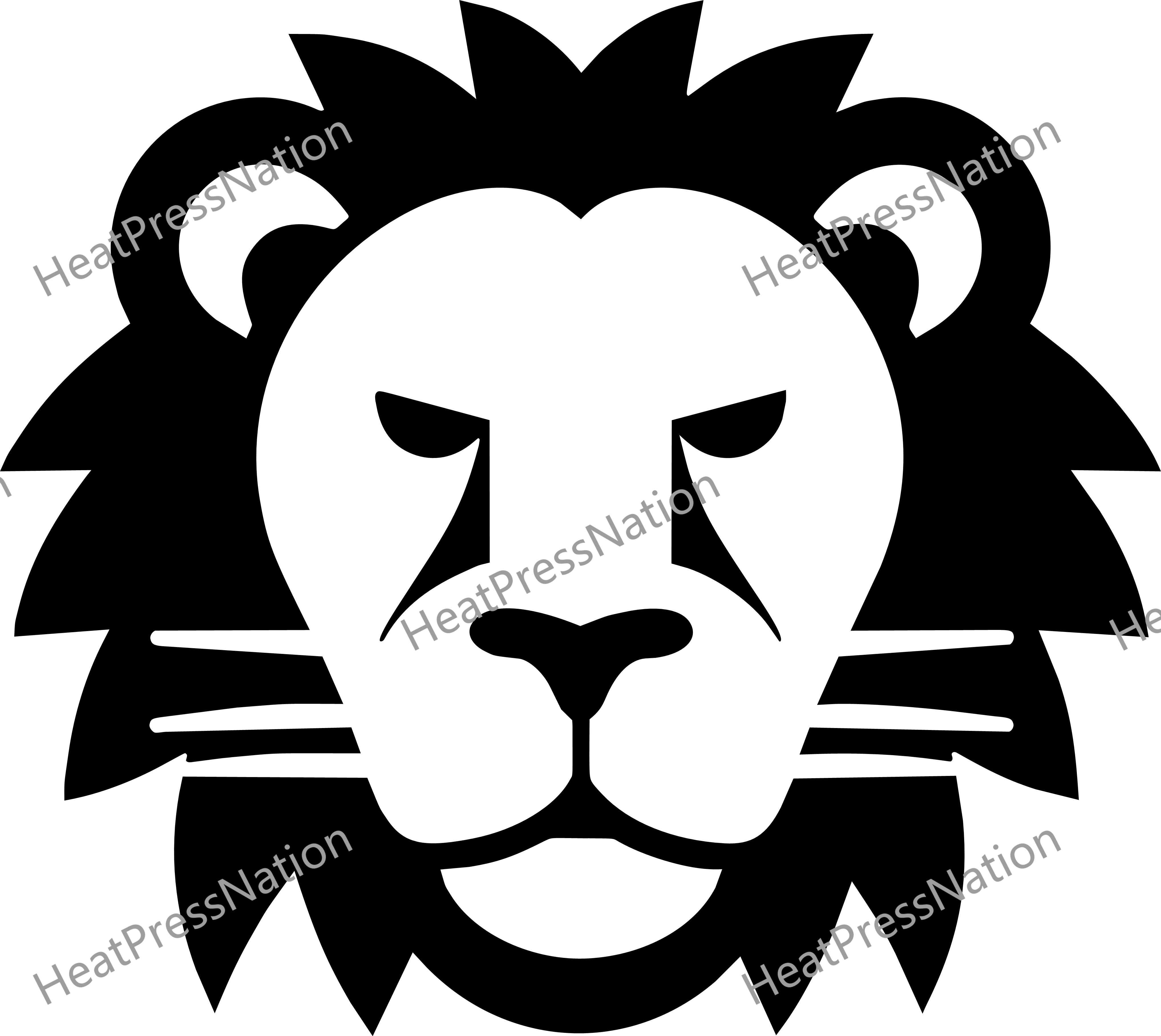 Blocky Lion Vector Design