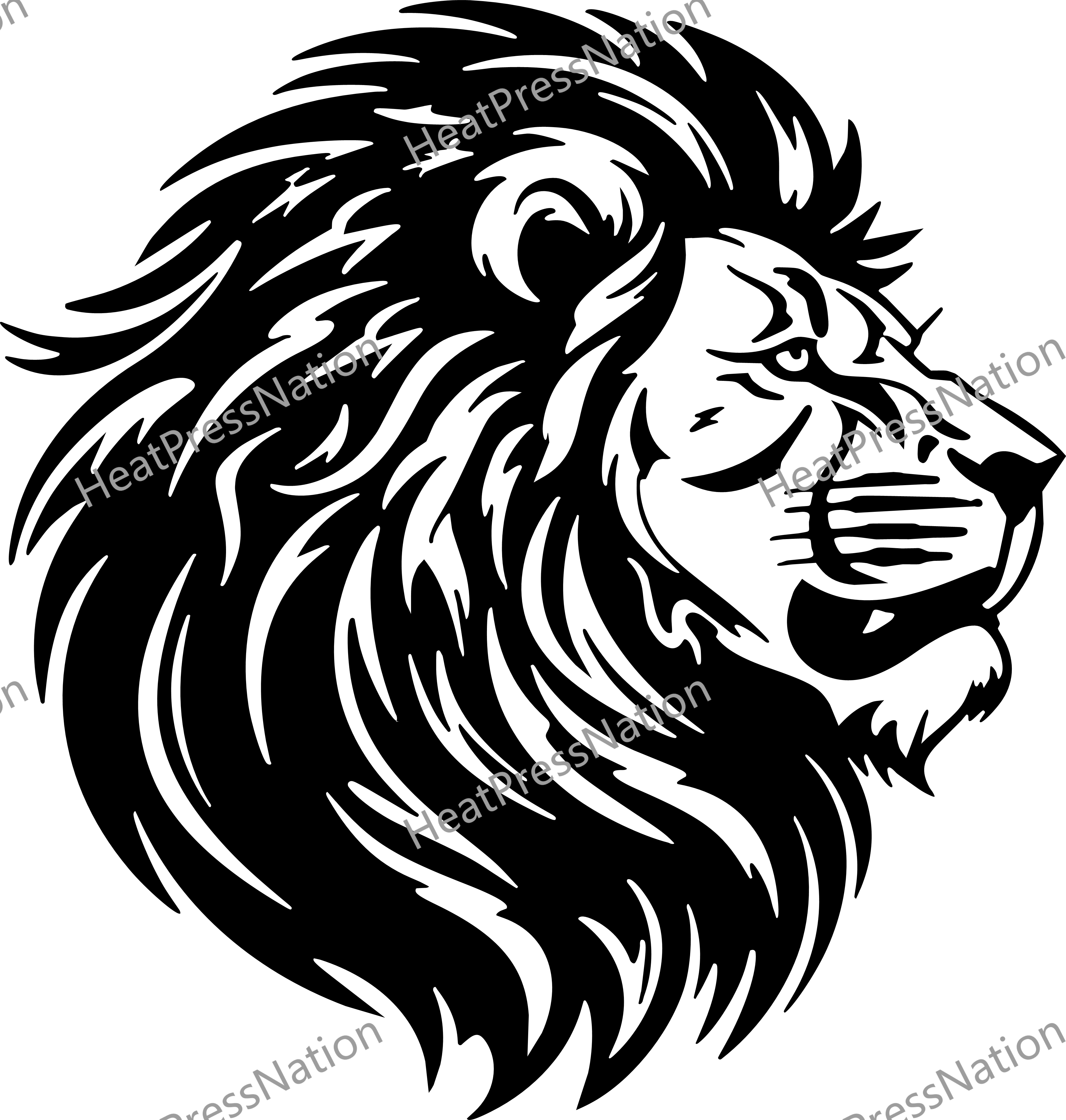 Detailed Lion Mane Vector